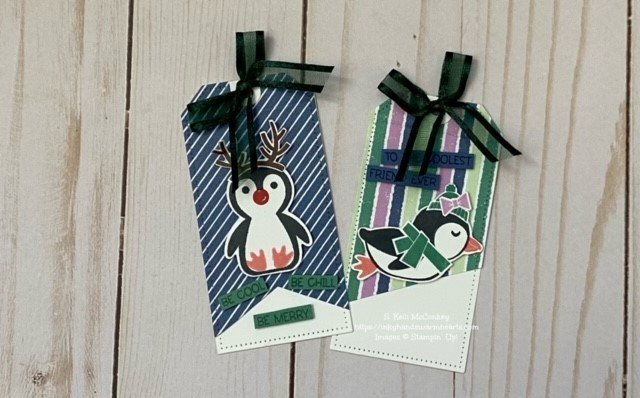 Playful Penguin Surprise Gift Tags on a Mystery Monday