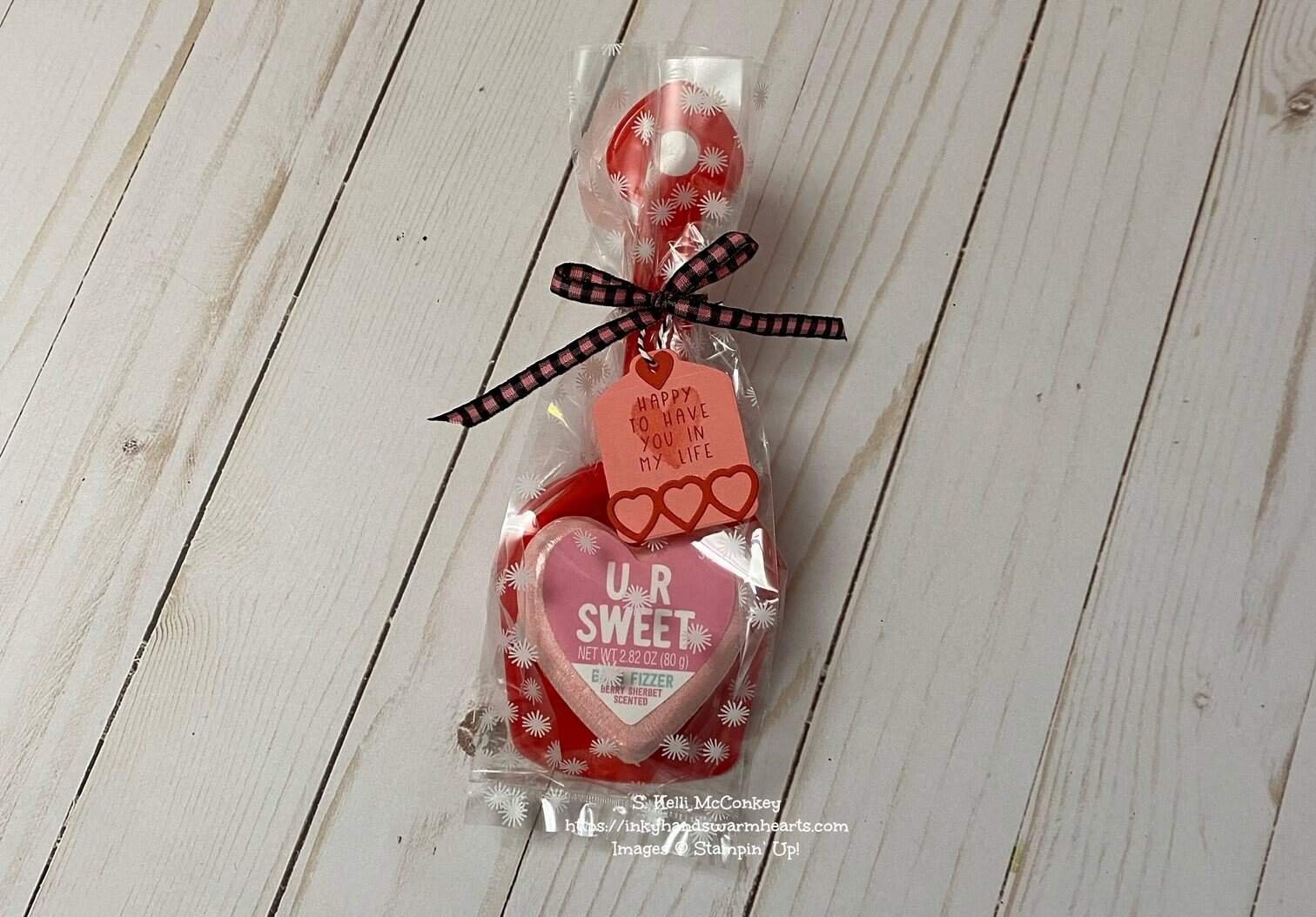Valentine Shovel Cello Bag & Tag - Valentine's Day Project Week