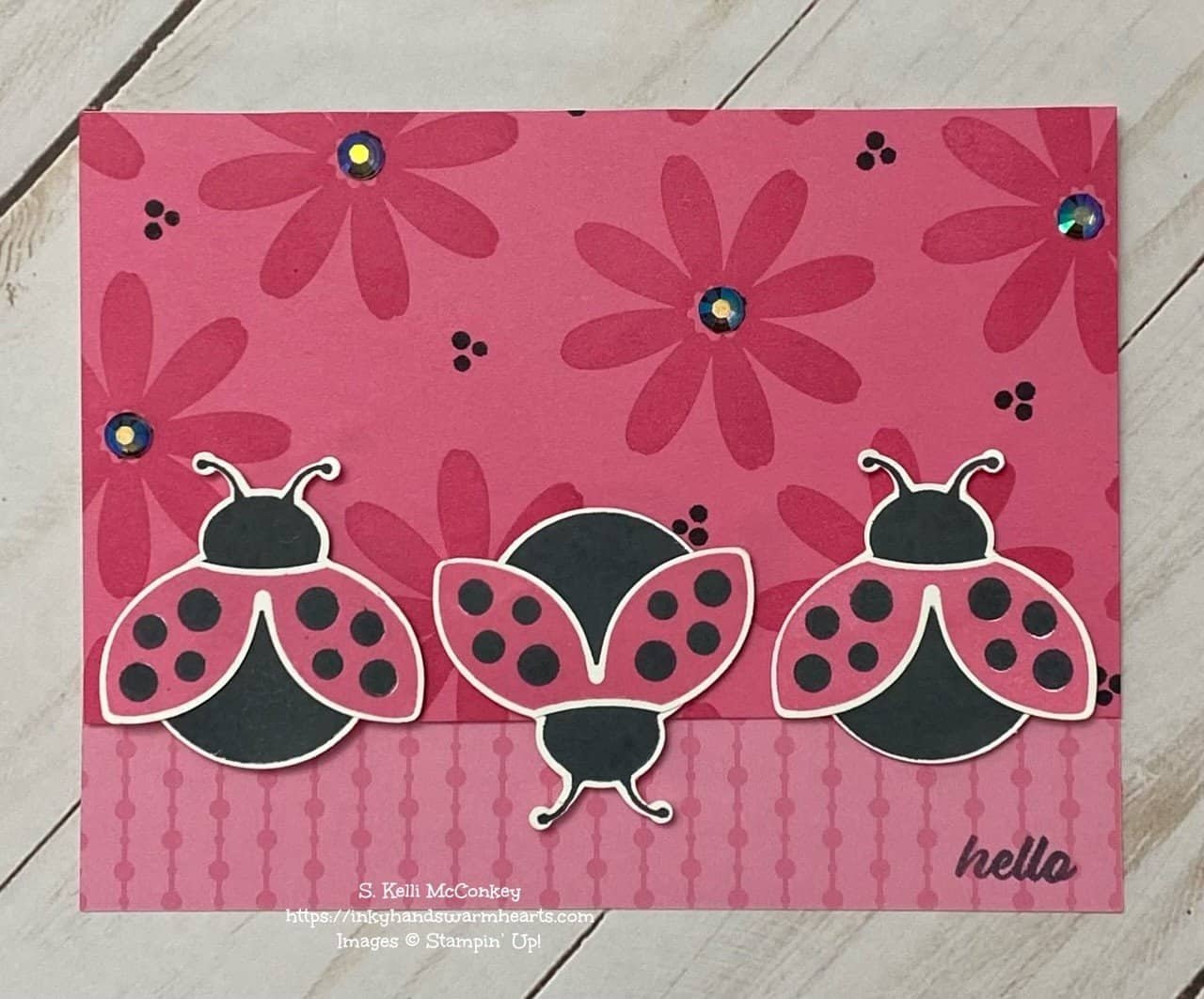 Flowers and Ladybugs on Facebook Live Tuesday - Inky Hands Warm Hearts