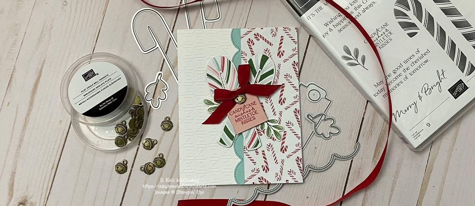 How to make my Simple Gingham and Candy Canes Card