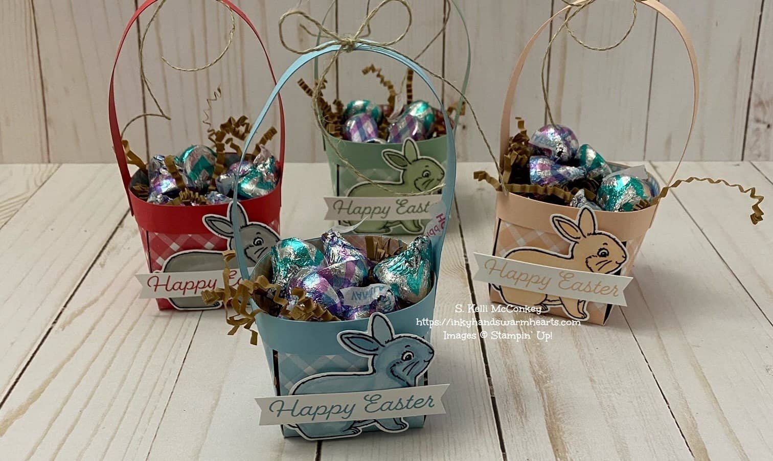 How to make my Mini Plaid Easter Baskets - Easter Week Two