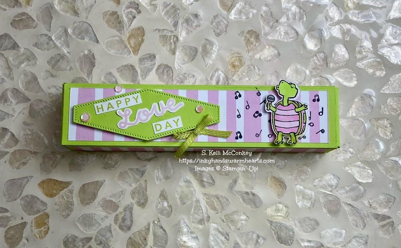 How to Make My Turtle Bites Treat Box - Inky Hands Warm Hearts